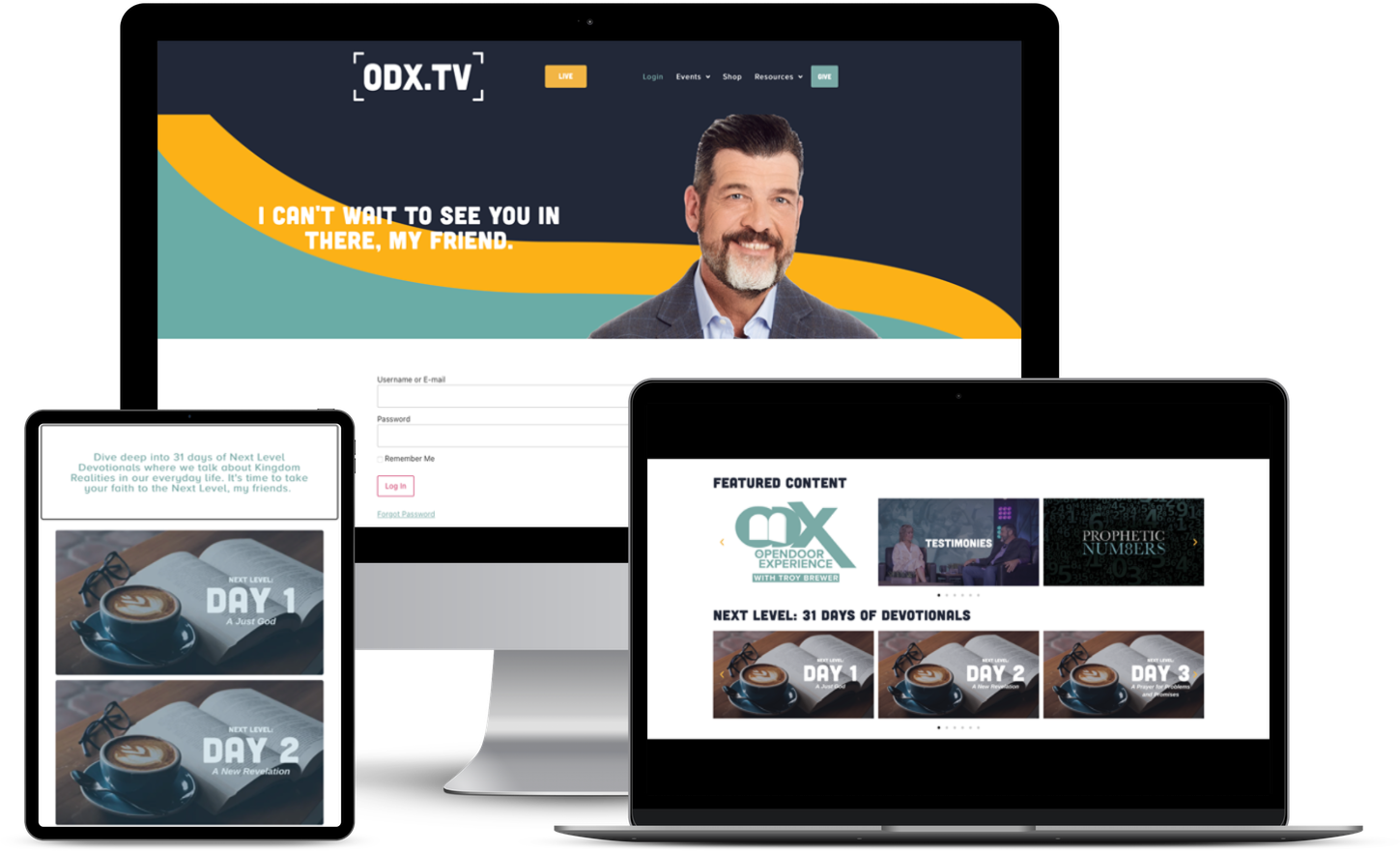 ODX Splash Page – ODX.TV